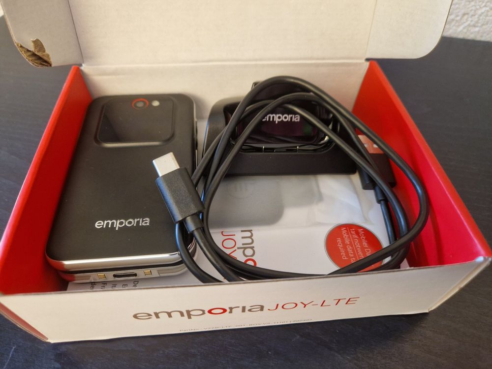 Swisscom Handy Emporia Joy 4G / Mobile für Senioren (Neu (gemäss ...