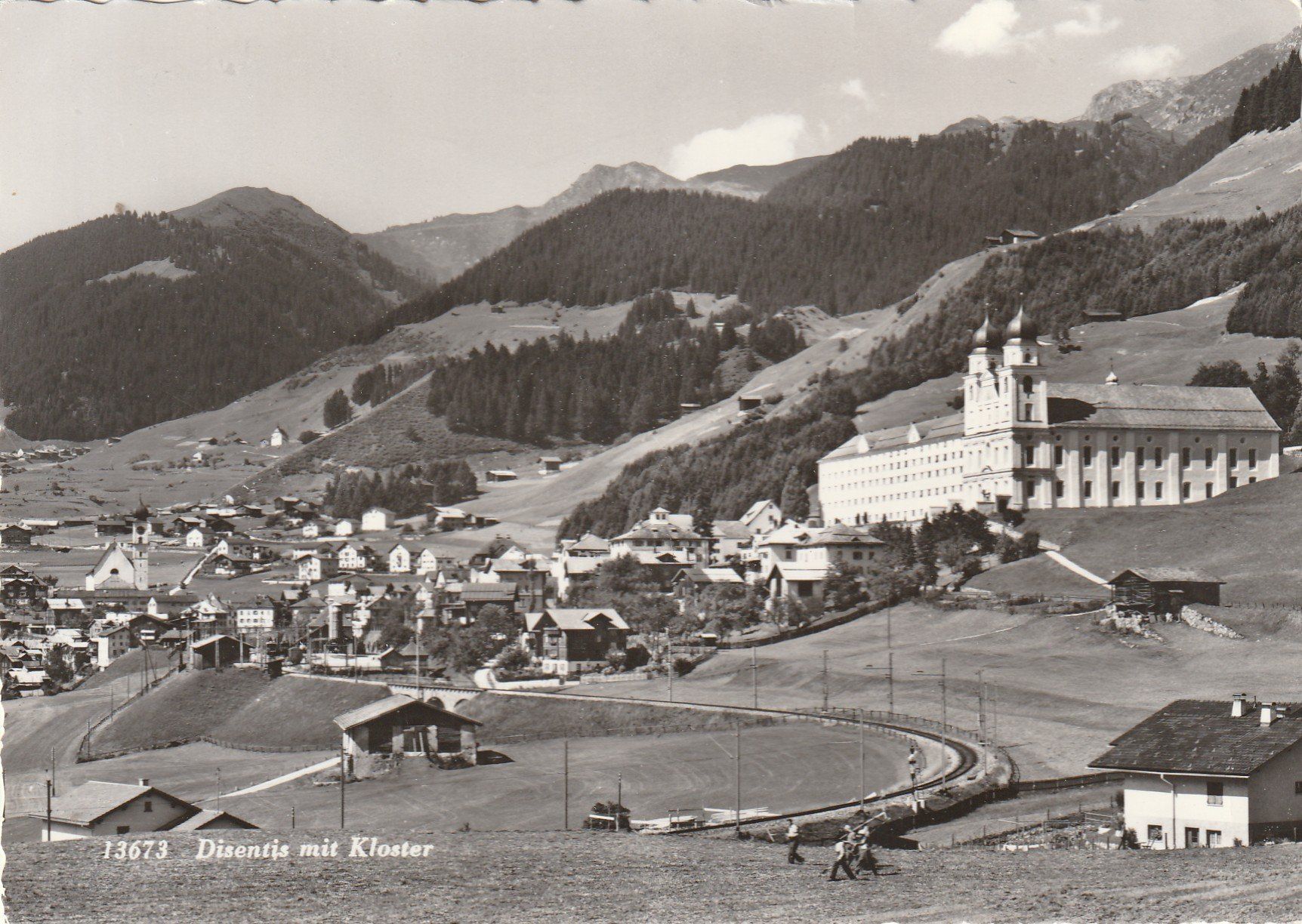 AK Disentis mit Kloster 1972 (Gebraucht) in Rupperswil für CHF 0.5 ...