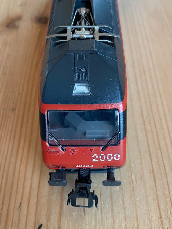 Märklin: Re 460 rot, neuer mfx-Decoder, neuer HLM / LED (Gebraucht) in ...