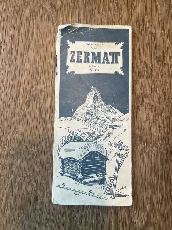 Ortskarten Zermatt 1942, 1962 und 1971 (Gebraucht) in Feldbrunnen für ...