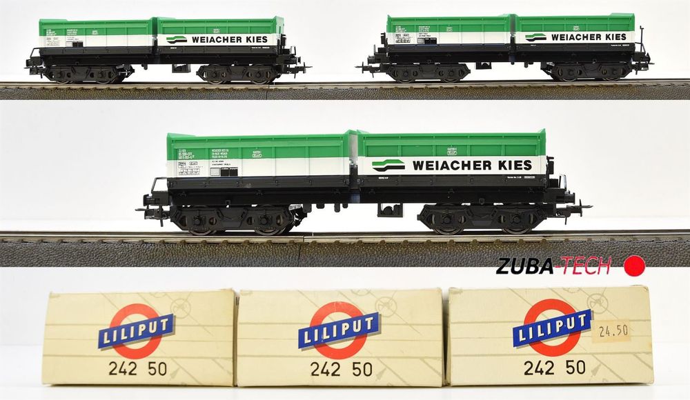 3x Liliput 24250 Kieswagen SBB H0 GS OVP (Gebraucht) in St. Gallen für CHF 72 – mit Lieferung ...