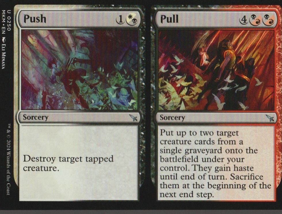 TCG Magic The Gathering MTG UK MKM 250 Push // Pull (Gebraucht) in ...