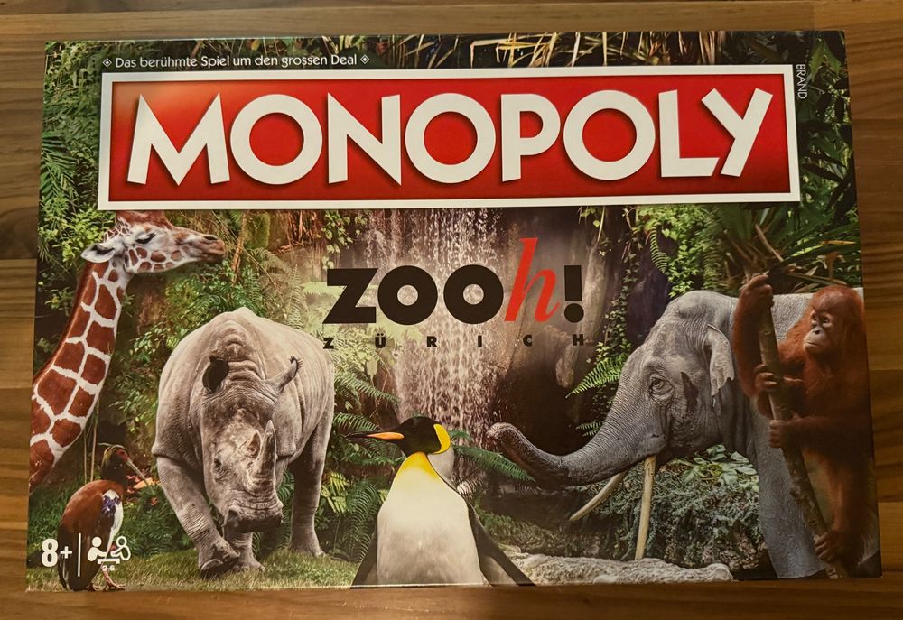 Monopoly Zoo Zürich - wie neu! - inkl. Geschenk NP Fr. 69.90 (Gebraucht ...