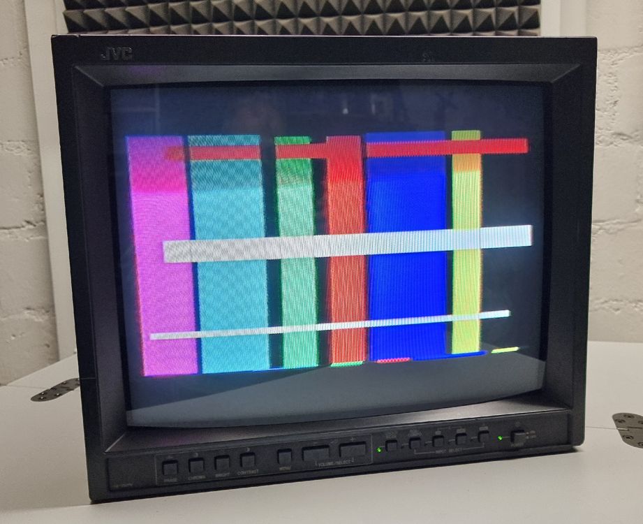RETRO 👾 17" SCREEN 🎮 RGB/COMPO + S-Video 📺 JVC TM-1750PN | Comprare su ...