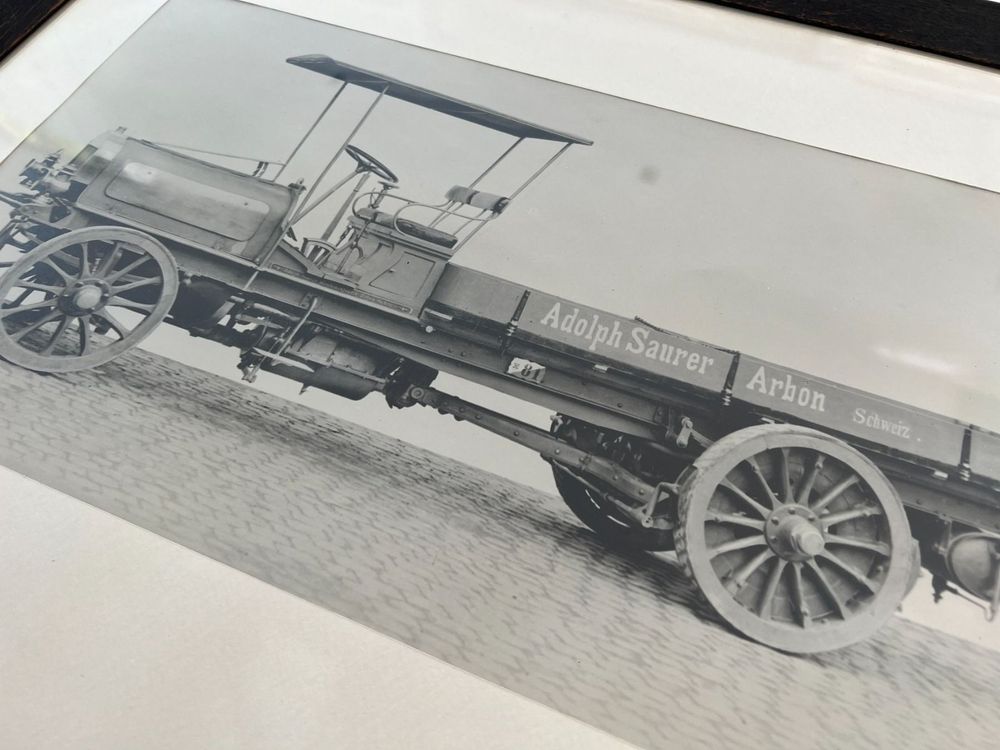 Alter Saurer Oldtimer Foto Rahmen aus Saurer Restbestand (Gebraucht) in ...