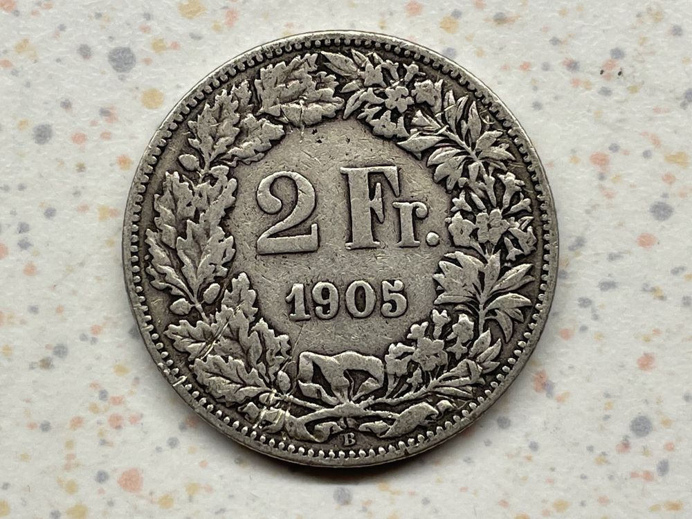 1905 2 Franken sehr rar !! (Gebraucht) in Winterthur für CHF 5 – mit Lieferung auf Ricardo kaufen