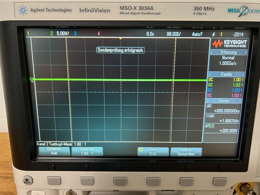 Agilent MSO-X 3034 Oszilloskop 4 Kanal 350 MHz (Gebraucht) in flums für ...
