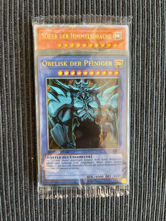 Yugioh 25 legendary Slifer Secret Rare sealed (Neu und originalverpackt ...