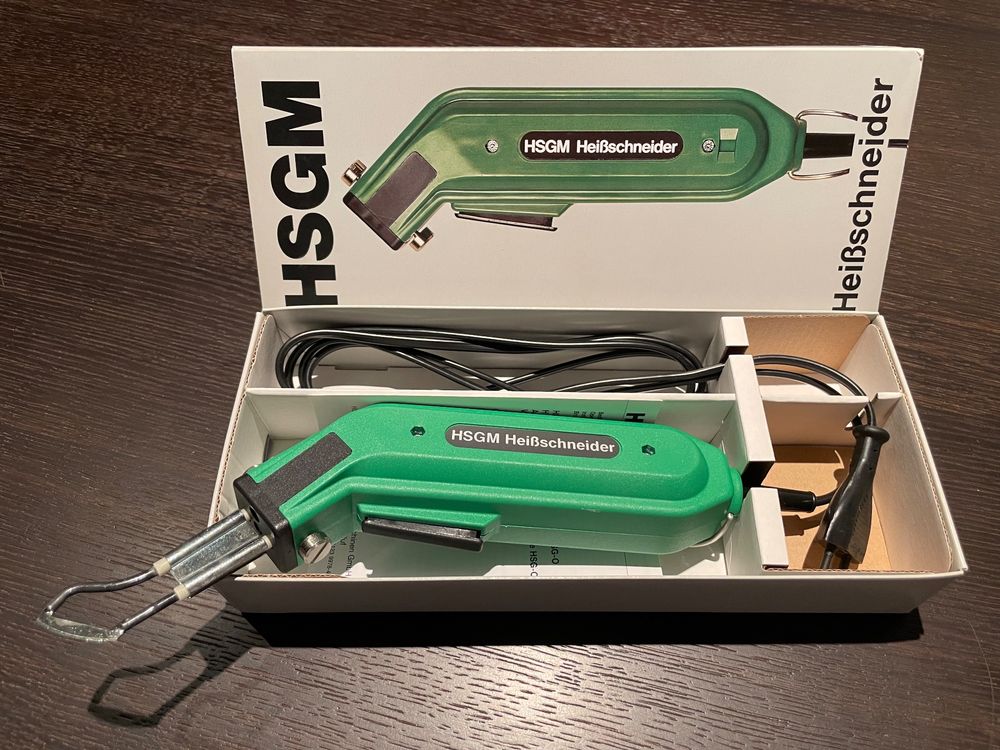 Heissschneidegerät / Thermo-Cutter v. HSGM m. Schneideklinge (Neu und ...
