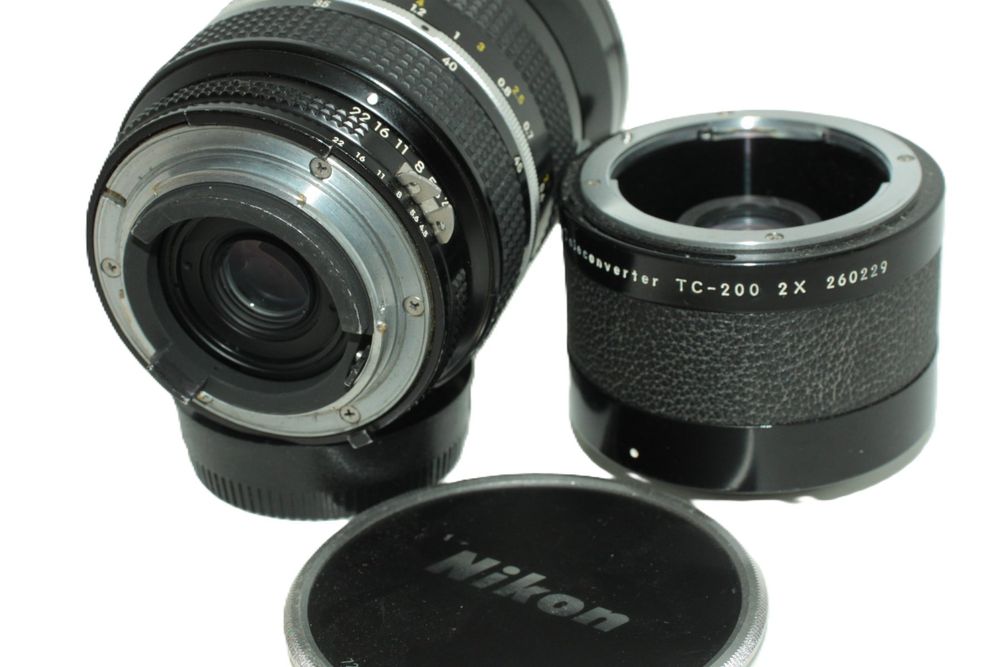 NIKON Zoom-NIKKOR 4.5 / 28-45 mm + 2x TC-200 Konverter (Gebraucht) in ...