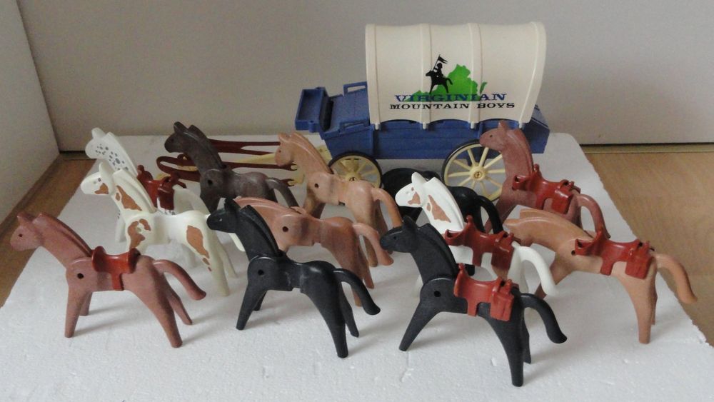 Playmobil Planwagen mit vielen Pferden (Gebraucht) in Gossau SG für CHF 20 – mit Lieferung auf ...