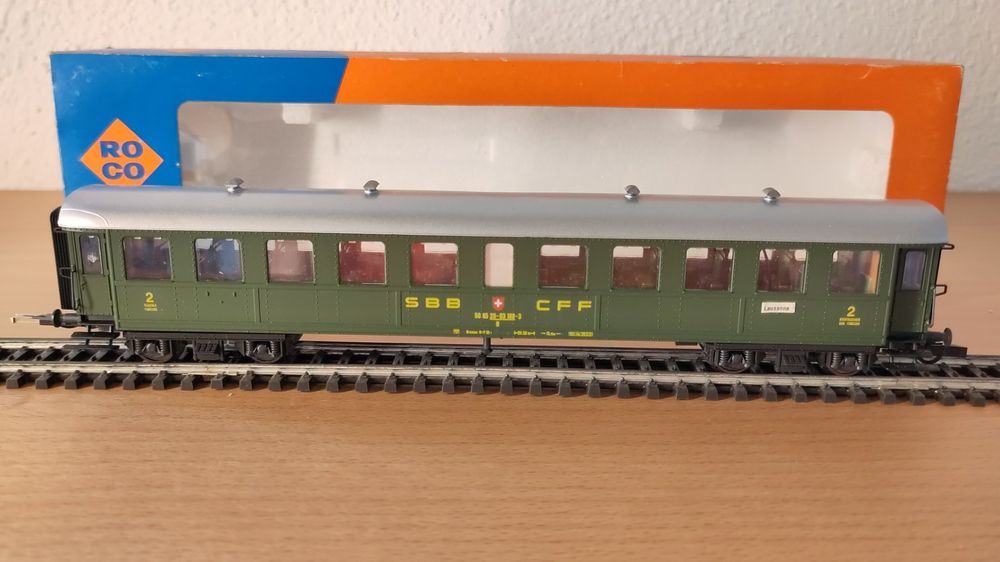 H0 ~ Roco 2. Kl. Personenwagen der SBB (Gebraucht) in Gränichen für CHF 19.9 – mit Lieferung auf ...