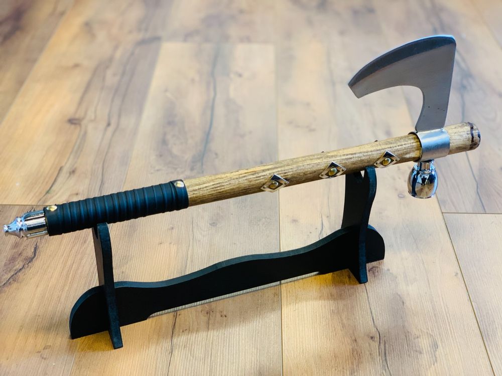 Indianer Messer AXT Friedenspfeife Häuptling Sitting 47cm (Neu und ...