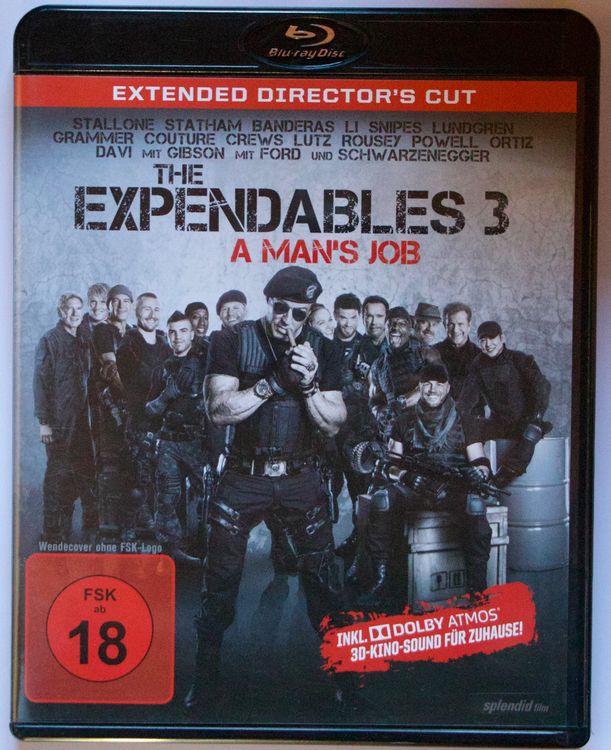 The Expendables 3: A Man's Job (Blue-Ray, Extended Vers.) (Gebraucht ...
