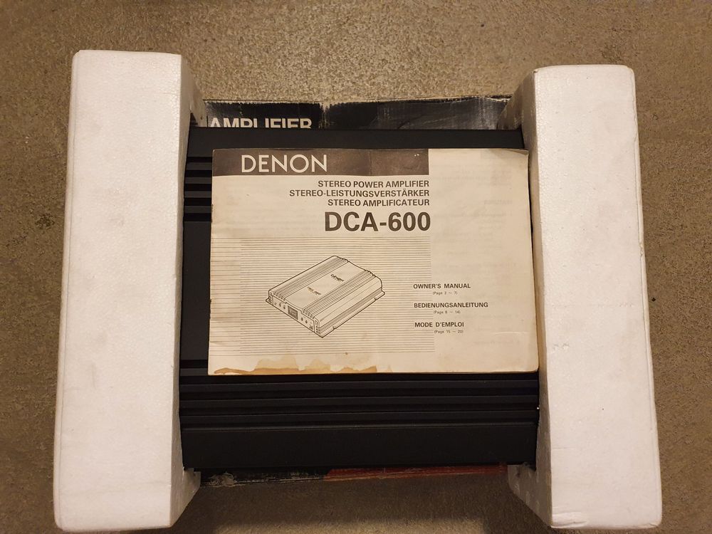Denon DCA-600 MOS FET Auto 4 Wege Endstufe Verstärker defekt (Defekt ...