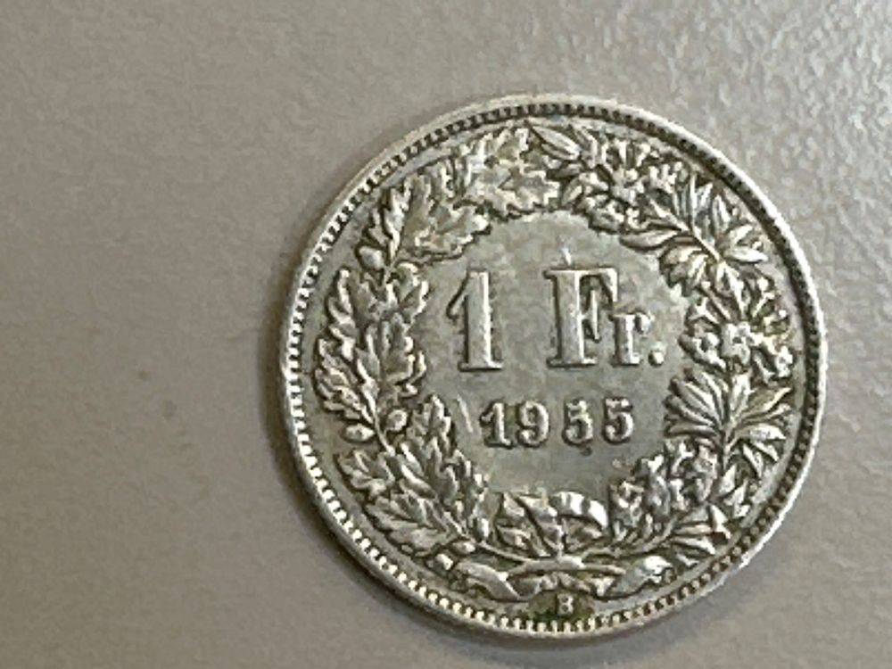 1 Fr. Silber Schweiz 1955 ss (Gebraucht) in Herisau für CHF 19 – mit Lieferung auf Ricardo kaufen