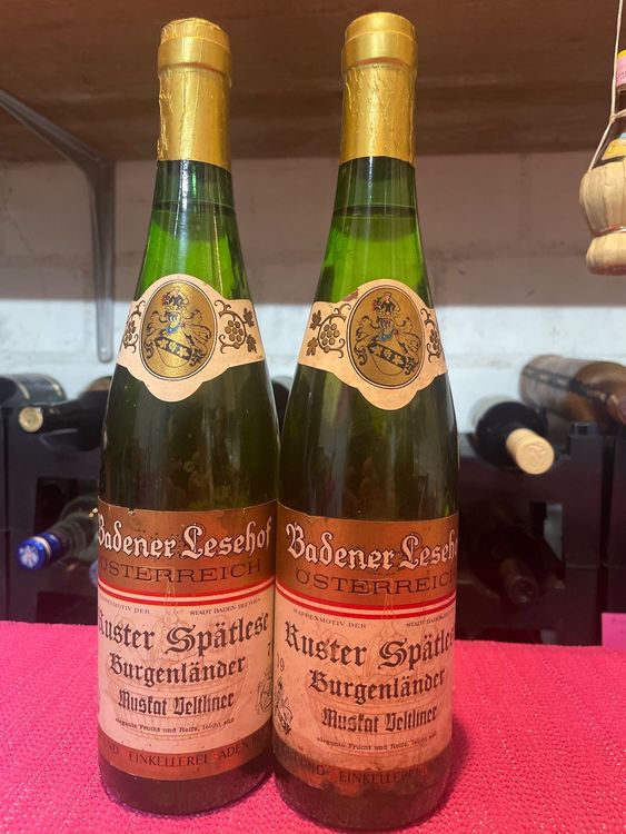 Bodener Lesehof, Ruster Spätlese - 1971 (Gebraucht) in Luzern für CHF ...