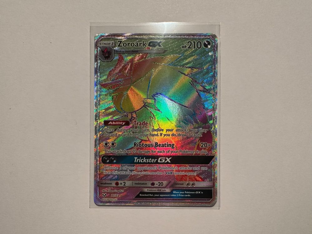 Zoroark GX Shining Legends Secret Rare Rainbow EN (Neu (gemäss ...