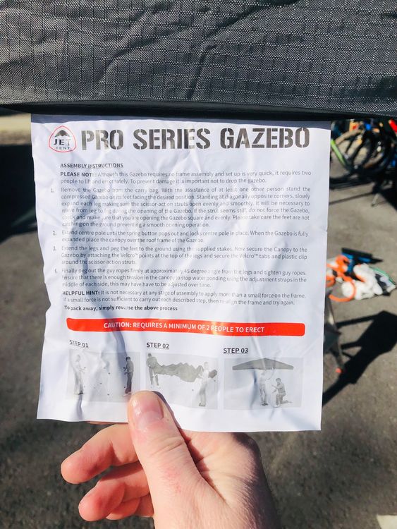 Pavillon Oztent Jet Tent 3x3m Neu (Neu und originalverpackt) in St ...