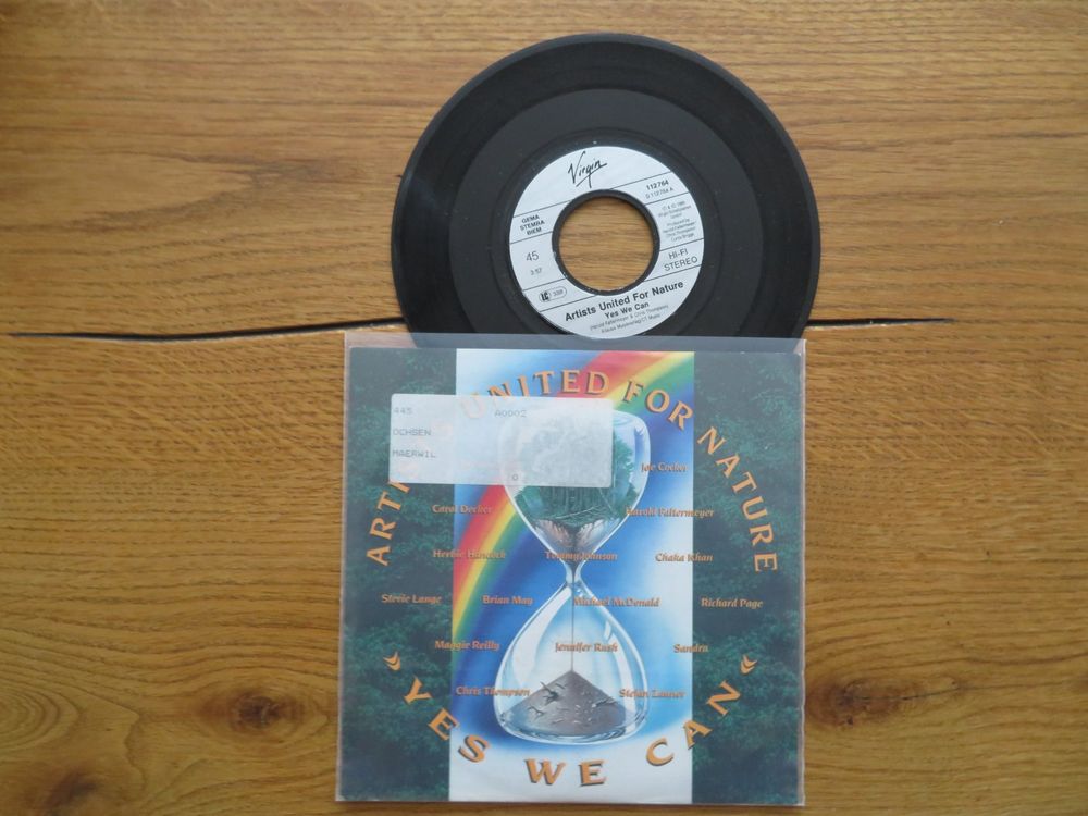 Artists United For Nature - Yes We Can - Vinyl Single (Neu (gemäss ...