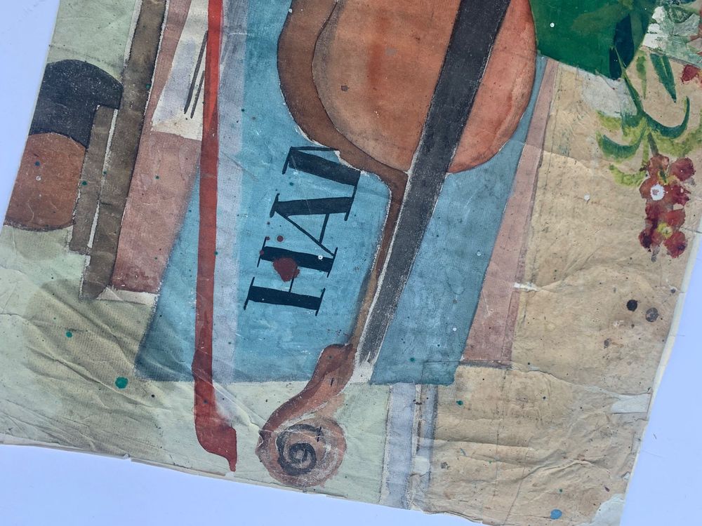 Hans ROHNER (1898-1972) Mischtechnik/Collage (Gebraucht) in Root für CHF 30 – mit Lieferung auf ...