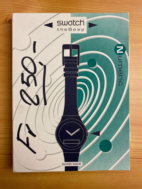 Swatch Pager The Beep - Full Set (Neu und originalverpackt) in Pazzallo ...