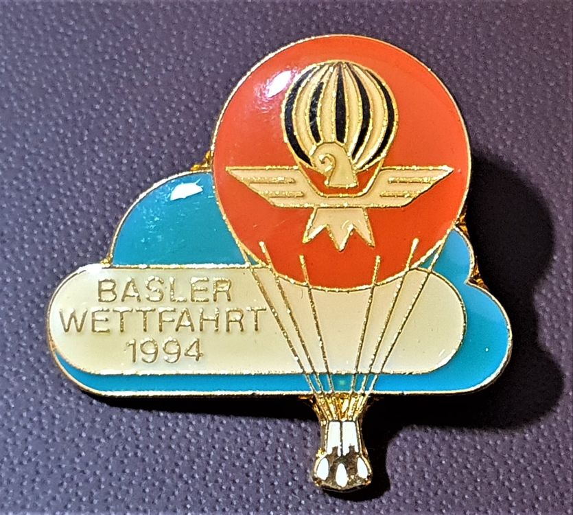 Q211 - Pin Basel Basler Ballon Wettfahrt 1994 (Gebraucht) in Reinach BL für CHF 2 – mit ...