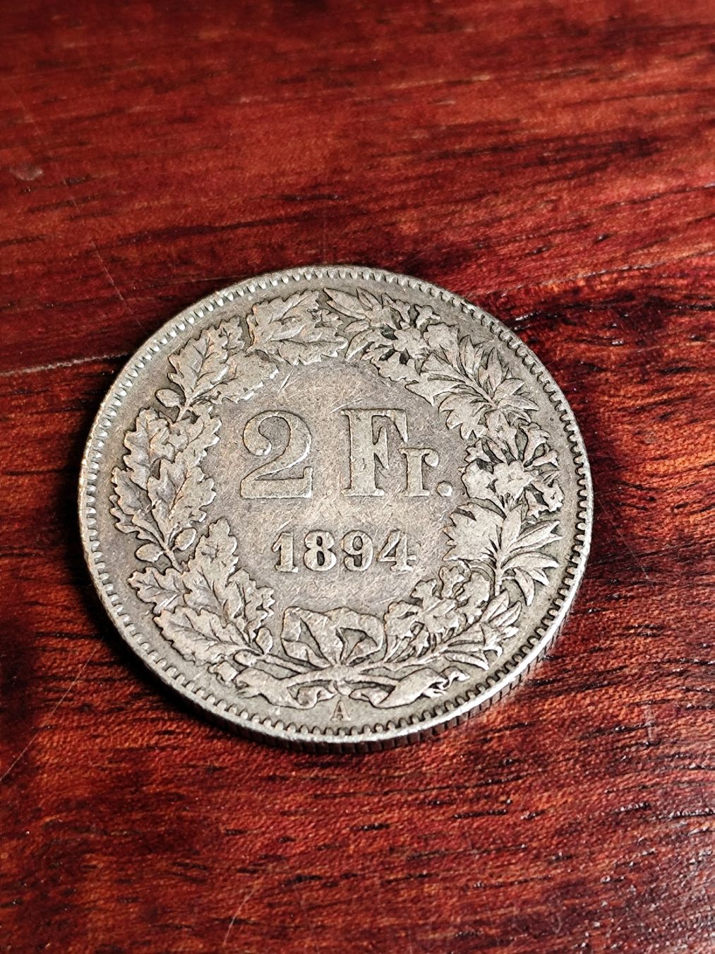 2 Franken 1894 Silbermünze (Gebraucht) in Malans GR für CHF 5 – mit Lieferung auf Ricardo kaufen