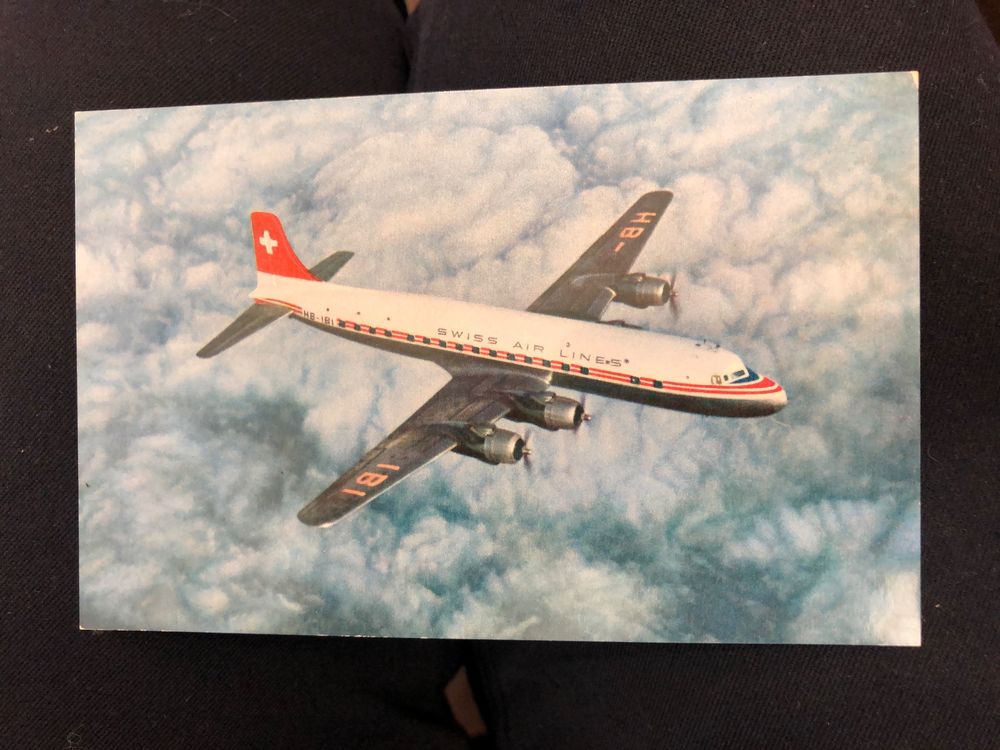 10 Flugi Ansichtskarten SWISSAIR (Gebraucht) in Lufingen für CHF 39 ...