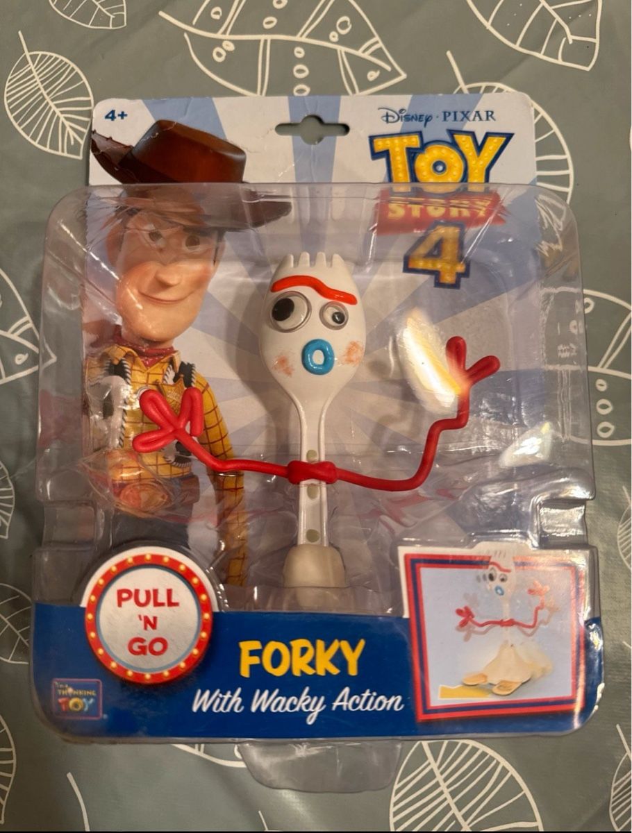 Toy Story 4 - Forky Pull 'N Go mit Wacky Action! (Neu und ...