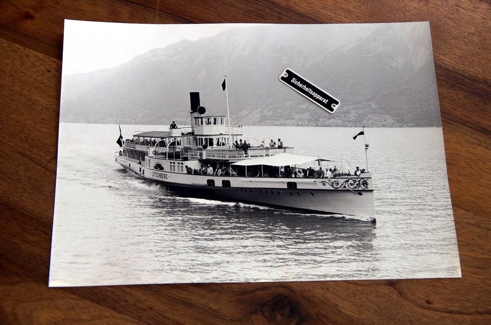 BLS Dampfschiff "Lötschberg" (Foto A4) (Gebraucht) in Schönenwerd für ...