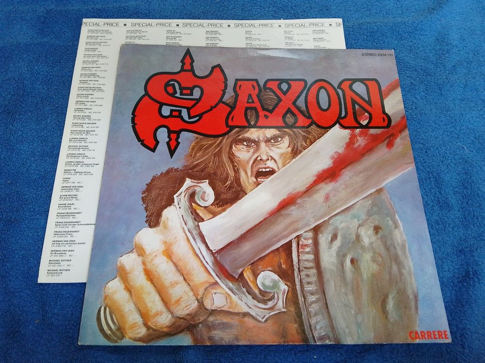 SAXON - first 12" VG++ FIRST PRESS +OIS carrere TOP COPY | Kaufen auf ...