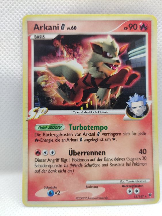Arkani Ultimative Sieger Pokemon Karte Holo TCG 2009 (Gebraucht) in ...