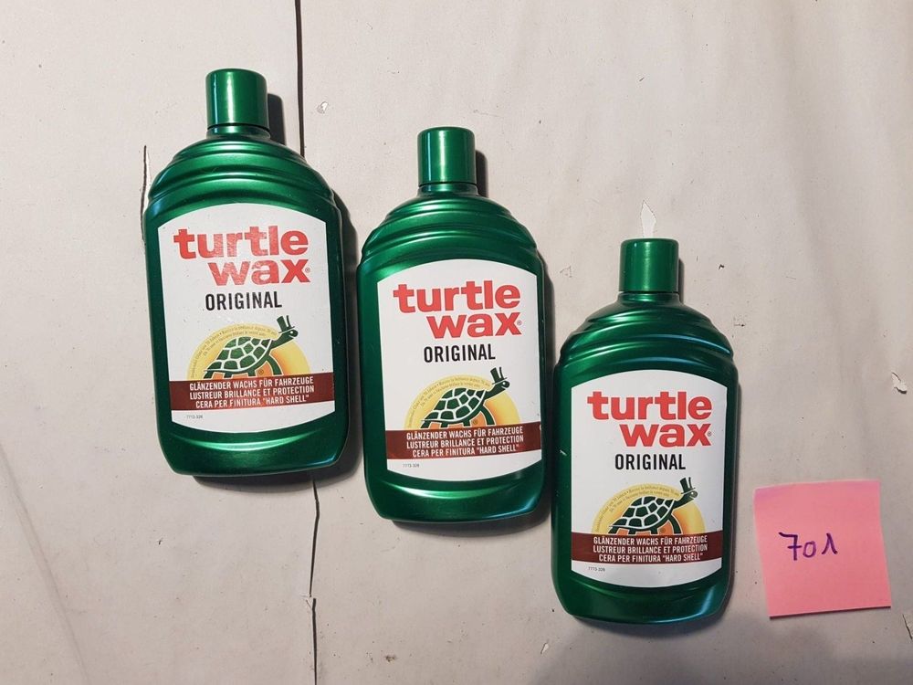 3 Stück Turtle Wax original Autowachs ab 1.- (Neu und originalverpackt ...
