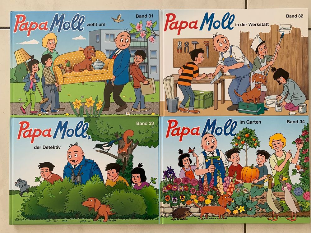 Papa Moll Band 31 bis 34 | Kaufen auf Ricardo