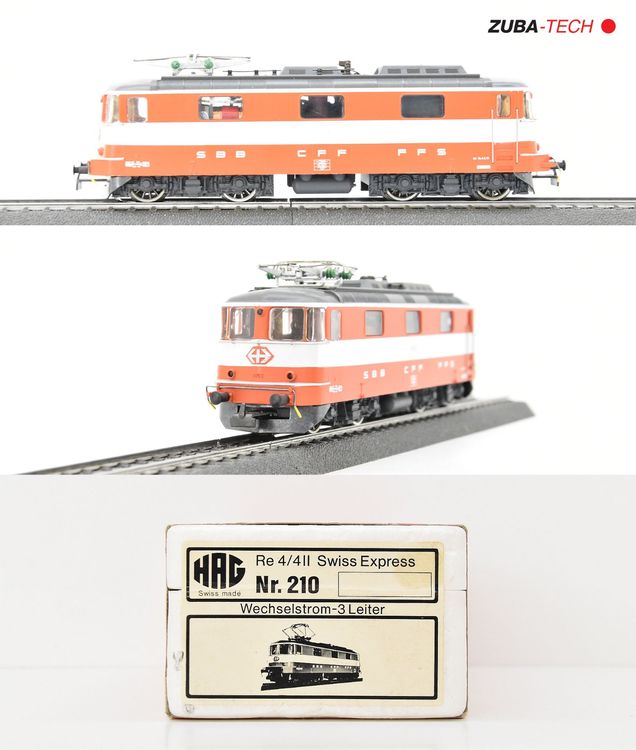 HAG 210 E-Lok Re 4/4 II Swiss Express SBB H0 WS Analog OVP (Gebraucht) in St. Gallen für CHF 110 ...