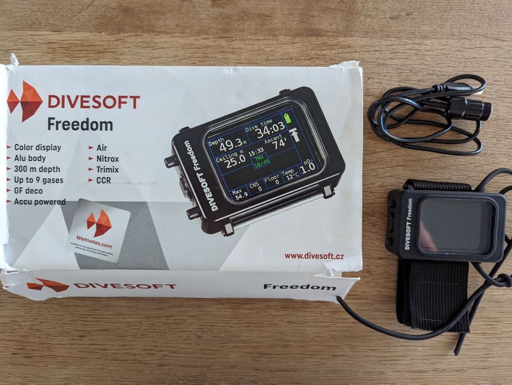 Ordinateur de plongée - Divesoft Freedom Basic nitrox | Kaufen auf Ricardo