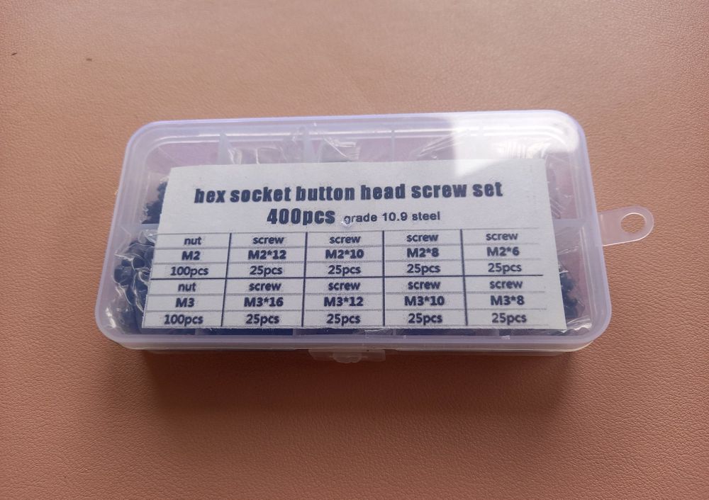 Box 400 schwarzen Schrauben Bolzen M2 M3 - Vis et boulon (Neuf (Voir ...