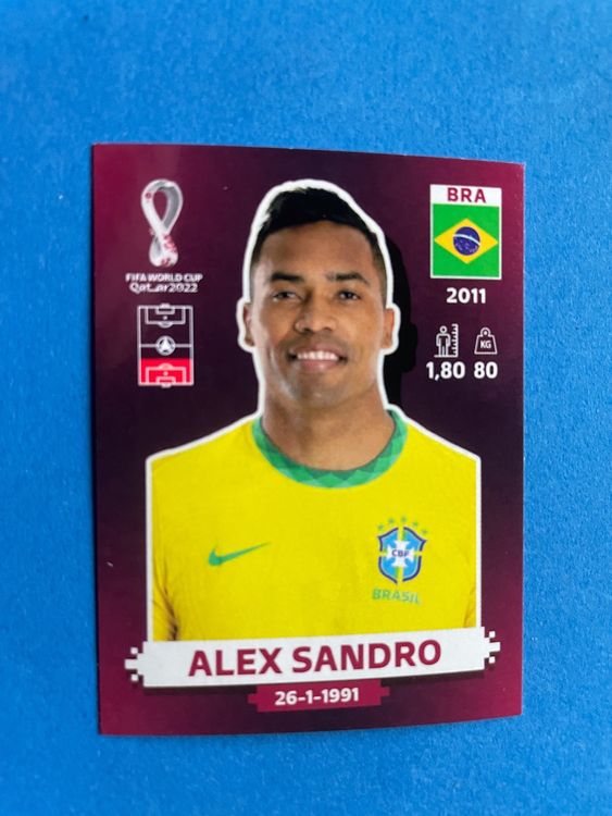BRA 5 Panini WM 2022 ALEX SANDRO (Gebraucht) in Tegerfelden für CHF 1 ...