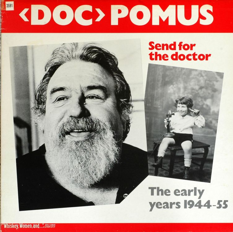 Blues-LP: Doc Pomus "Send for the doctor" (Whiskey, woman..) (Gebraucht) in Hochfelden für CHF 8 ...