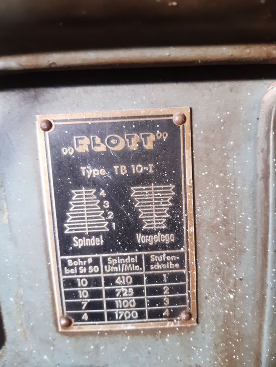 Flott TB 10 Ständerbohrmaschine ab 1CHF! | Kaufen auf Ricardo