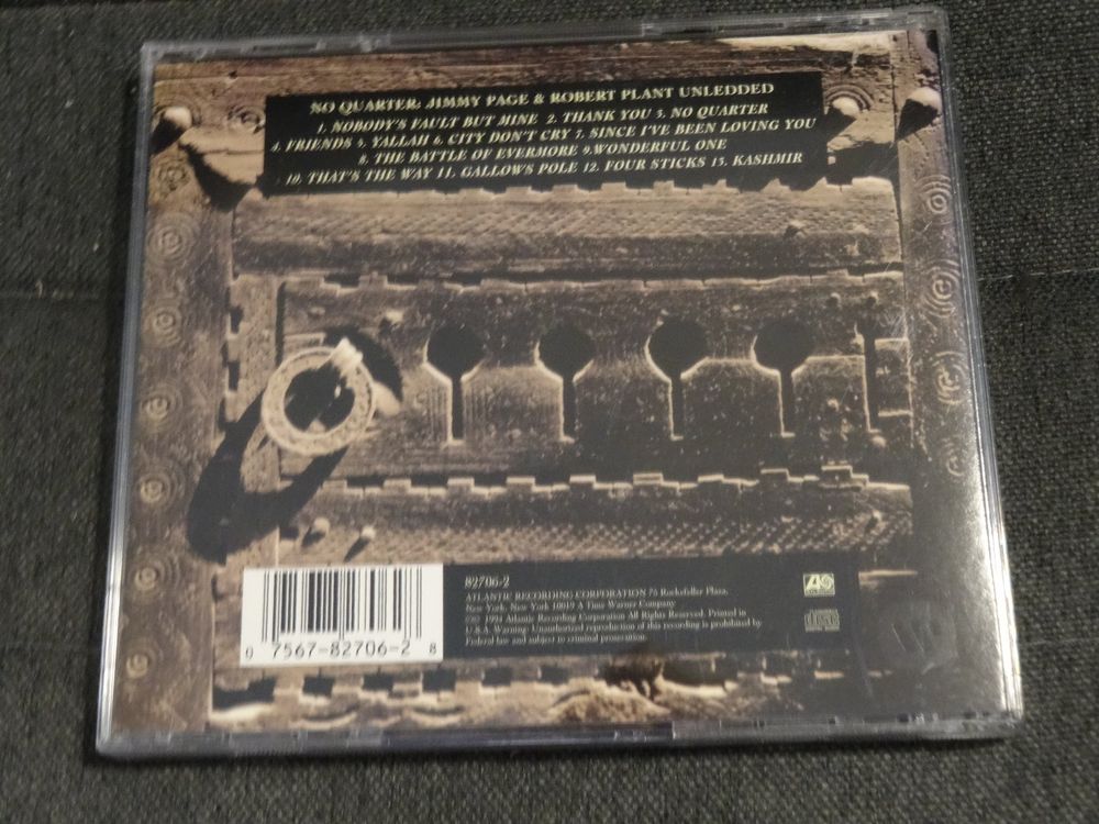 Jimmy Page & Robert Plant Unledded - No quarter CD | Kaufen auf Ricardo