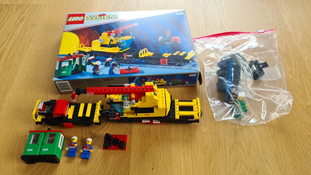 LEGO Rarität: Lego 4552 Bahn Cargo Crane von 1996 mit OVP (Gebraucht ...