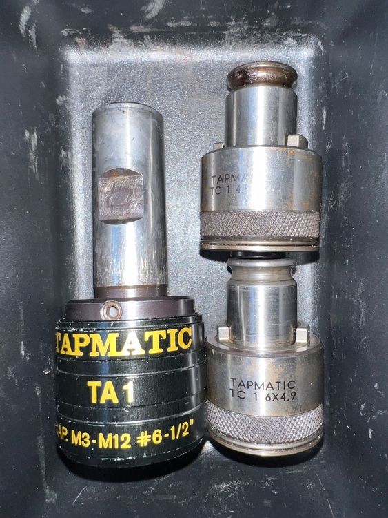 Tapmatic TA1 Gewindeschneidfutter + 2 TC1 Einsätze (Gebraucht) in ...