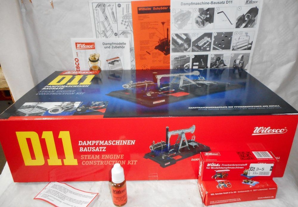 Dampfmaschine Wilesco D11 Bausatzdampfmaschine NEUWERTIG OVP | Kaufen ...