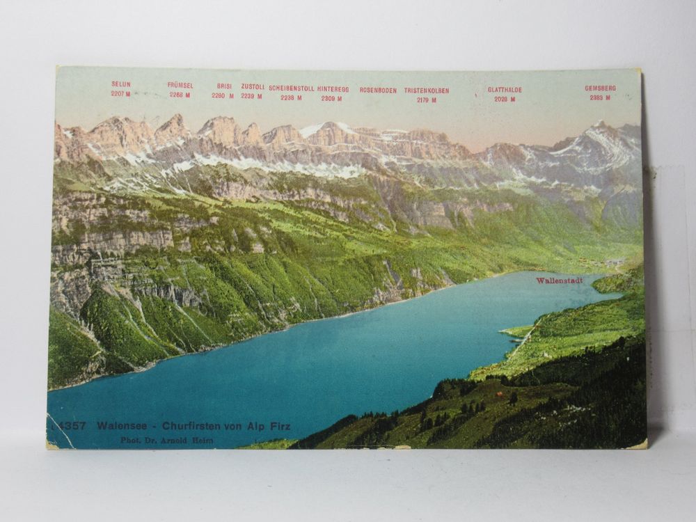 Walensee , Churfirsten , Wallenstadt 1912 | Kaufen auf Ricardo