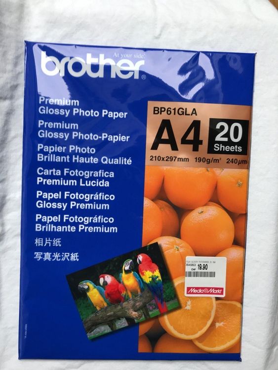 Brother Premium Glossy Photo Paper (Neu und originalverpackt) in Basel ...