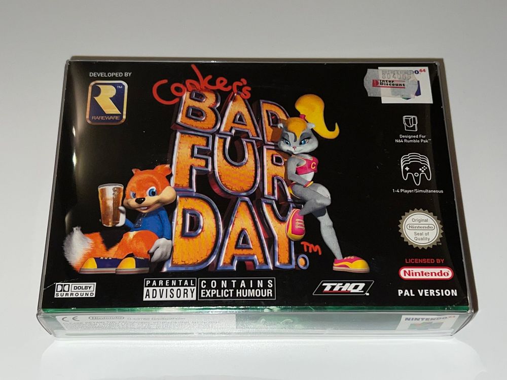 Nintendo 64 (N64) Spiel - Conker's Bad Fur Day (OVP) | Kaufen auf Ricardo
