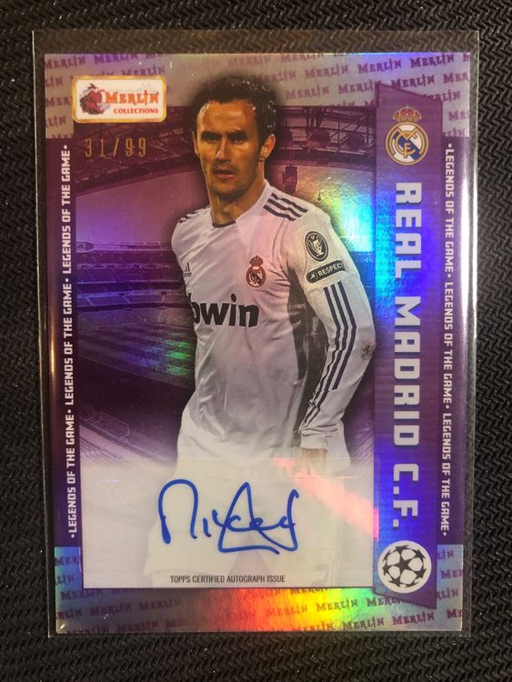 Topps Merlin Ricardo Carvalho Real Madrid Autogramm 31/99 (Gebraucht ...
