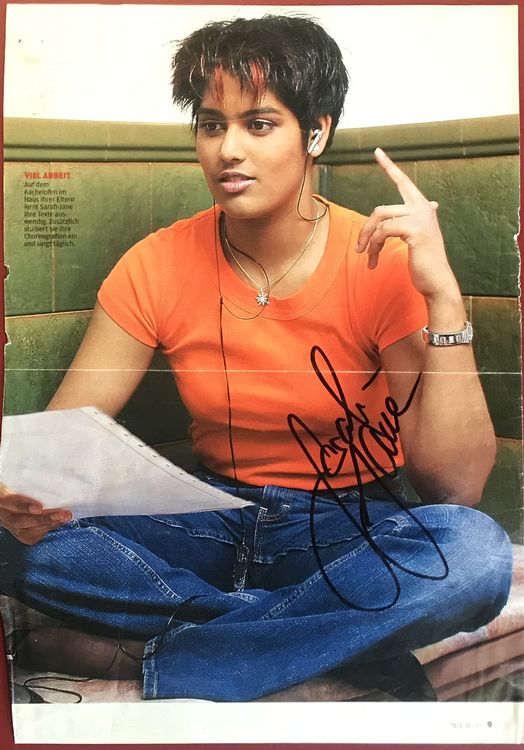 Sarah-Jane (Riek) Autogramm signiert Magazinbild 20x30cm (Gebraucht) in ...